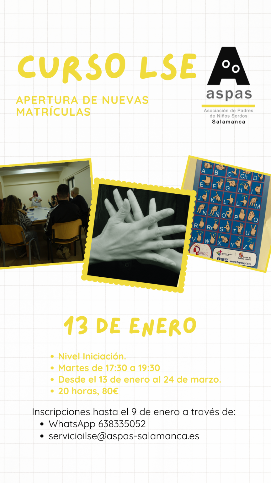 Aspas Salamanca – Asociación de padres de niños sordos de Salamanca